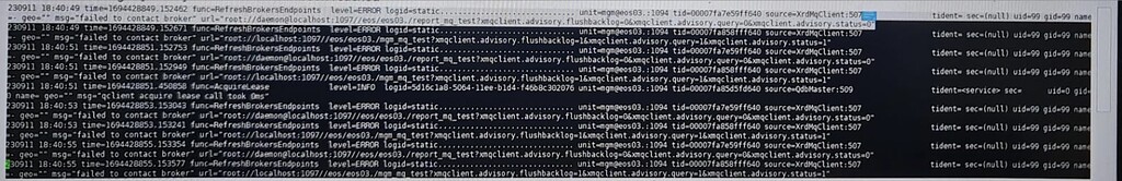 Problems encountered in deploying the EOS distributed file system - Site Administrators - EOS ...